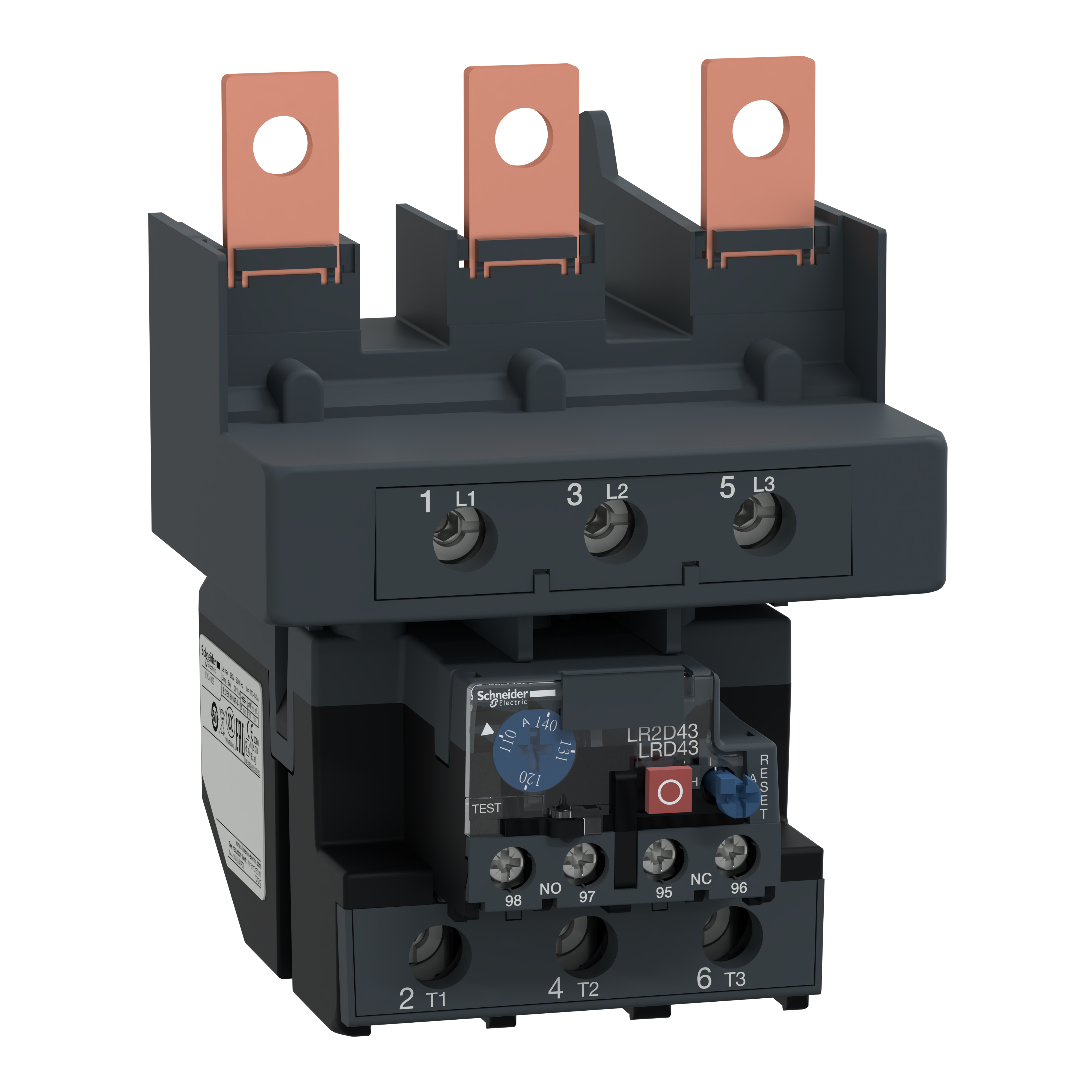Thermal overload relays, TeSys Deca, 110...140A, class 10A, lug clamps ...